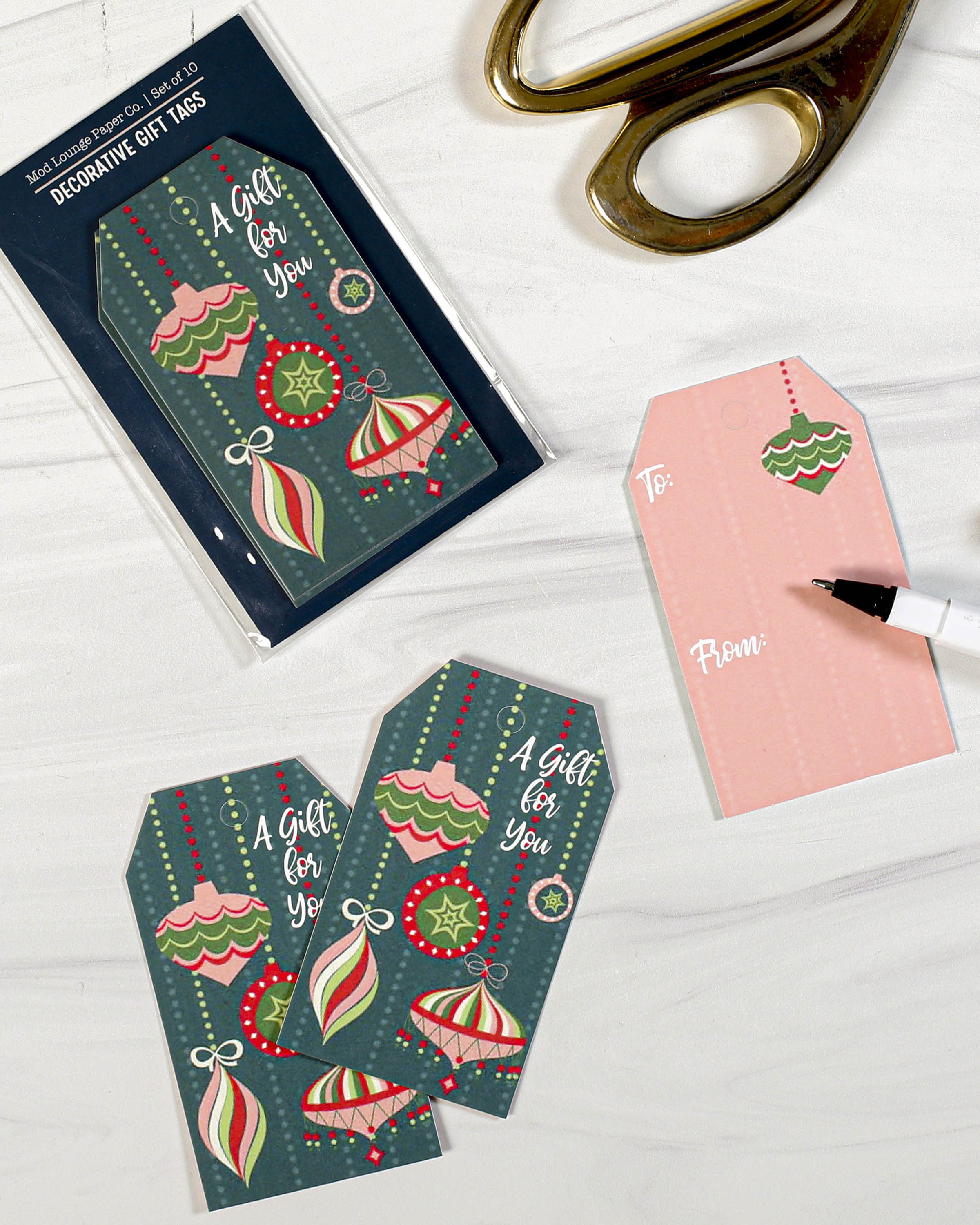 Mid Century Modern and Vintage Gift Tags Made in the USA – Mod Lounge ...