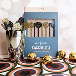 Disco Ball Glitter Beverage Mixing Swizzle Stix | 70's Party Decor ...