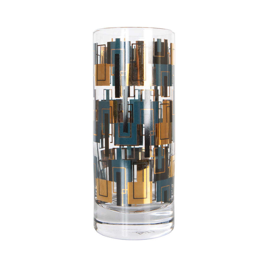 Vintage Cocktail Glasses | Whiskey & Highball MCM Crystal Drinkware ...