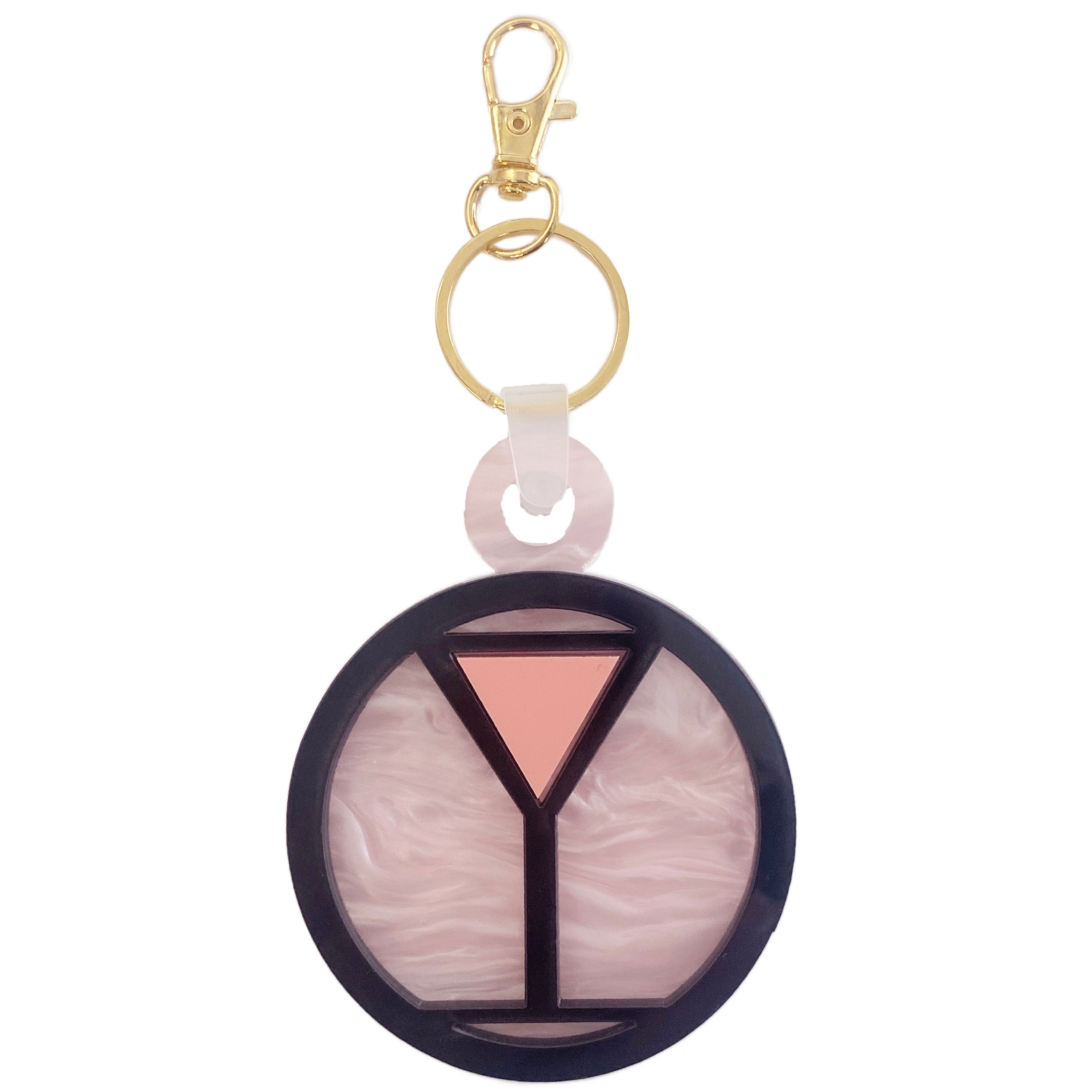 Cosmo Pink Martini Cocktail Acrylic Keychain – Mod Lounge Paper Company