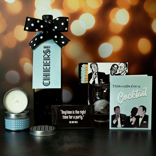 Rat Pack "this calls for a cocktail" Greeting Card – Mod Lounge Paper ...